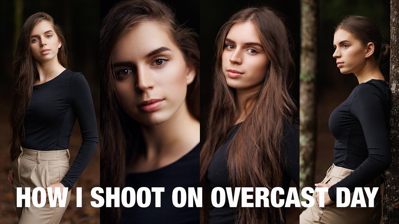 Natural Light Portrait Photoshoot on an Overcast Day | How to Take ...