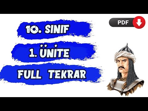10. SINIF TARİH 1. ÜNİTE FULL TEKRAR - Yerleşme ve Devletleşme Sürecinde Selçuklu Türkiyesi -TYT AYT