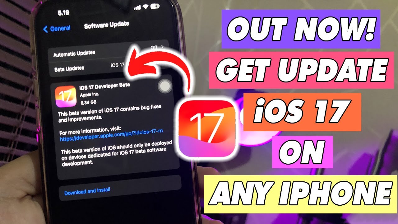 How to Get Software Update iOS 17 on iPhone (Any iPhone) - YouTube