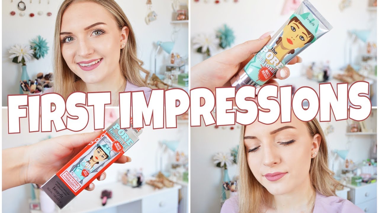 BENEFIT 'POREFESSIONAL' MATTE RESCUE PRIMER FIRST IMPRESSIONS | Amy ...