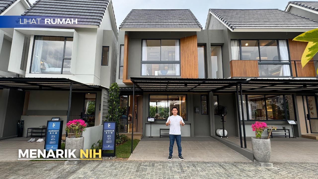 RUMAH MINIMALIS YANG MENARIK DI GADING SEPONG - YouTube