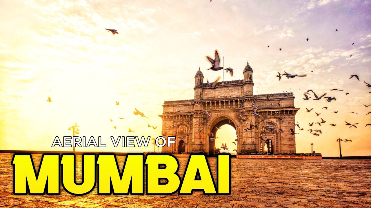 Aerial View of Mumbai: A City of Contrasts and Color - YouTube