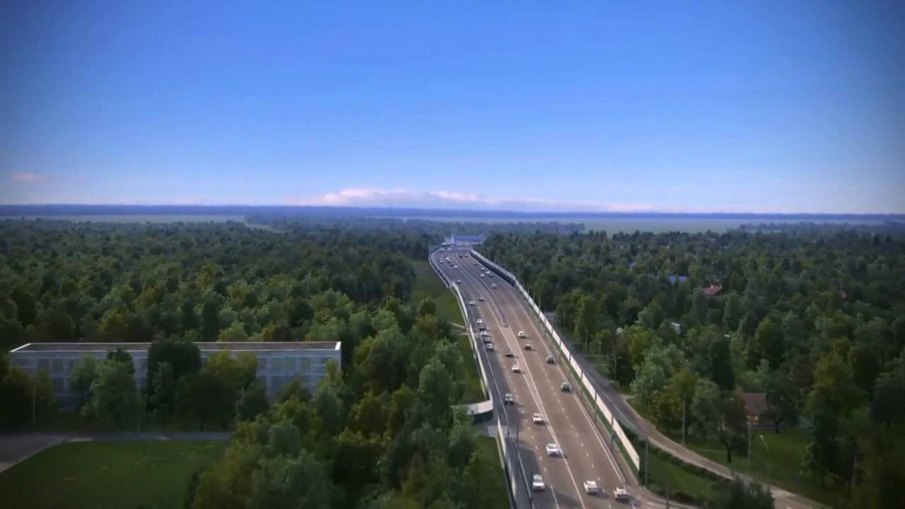 highway 3d animation - YouTube