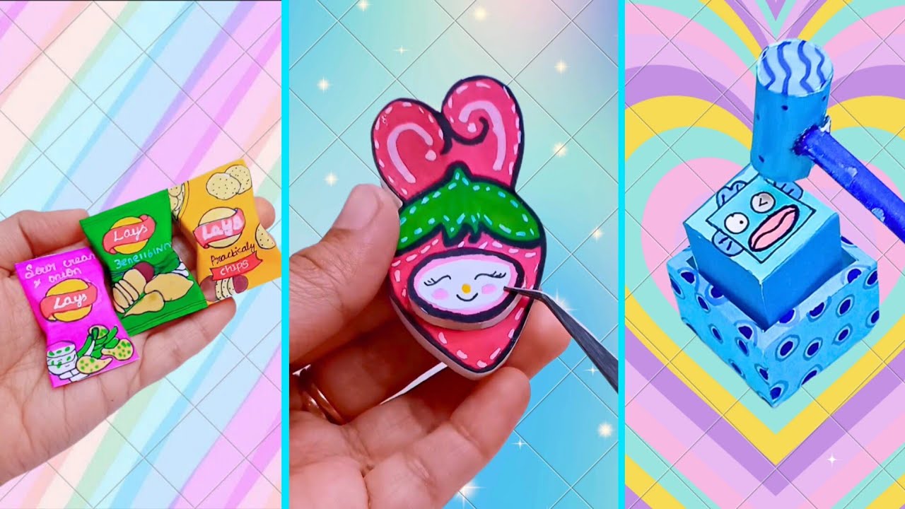 Easy craft ideas/ miniature craft /Paper craft/ how to make /DIY/school ...