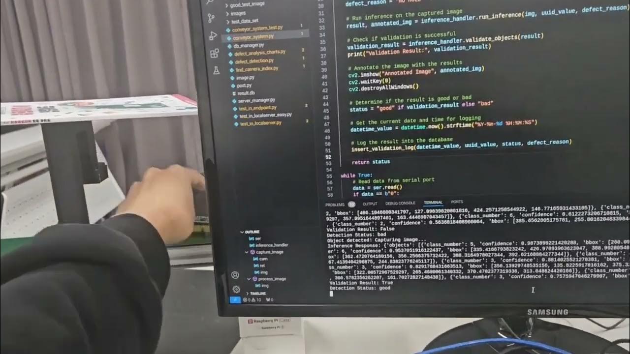 Defect Detection of Raspberry Pi Pico on Conveyor Belt Using Trained ...