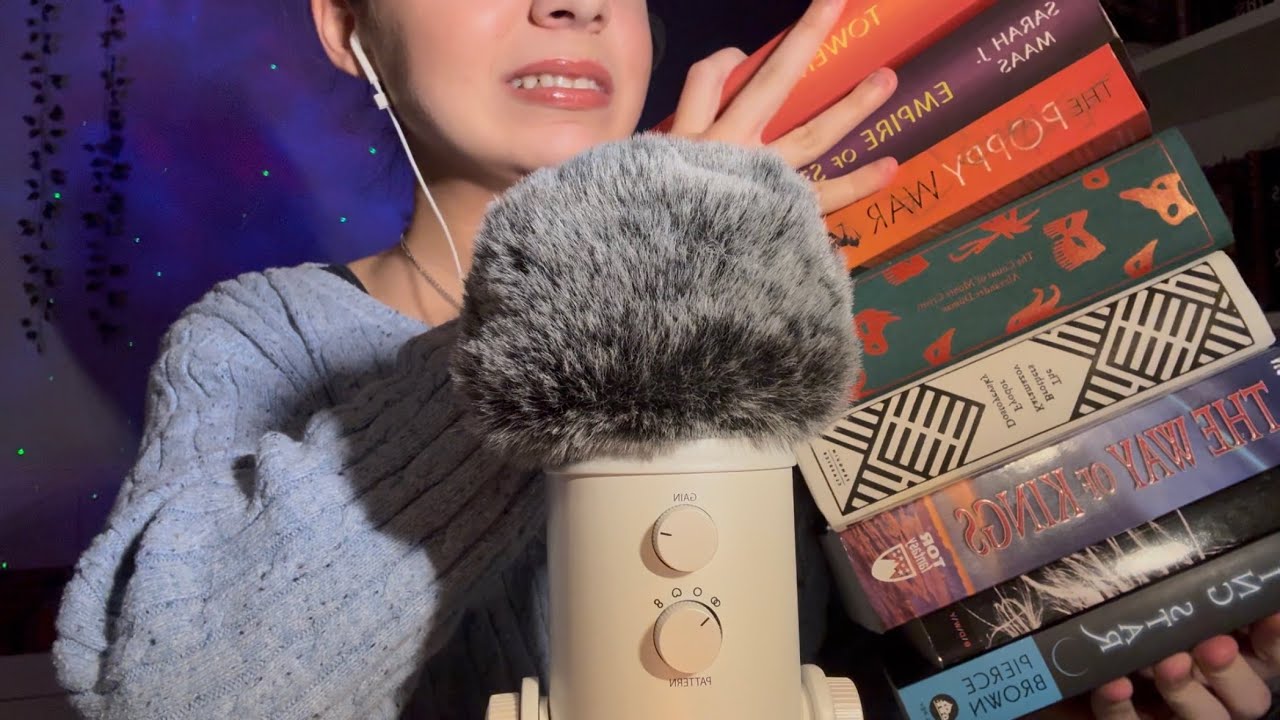 ASMR books I’m scared to read 😳*whispering, rambling, tapping, scratching, gripping* - YouTube