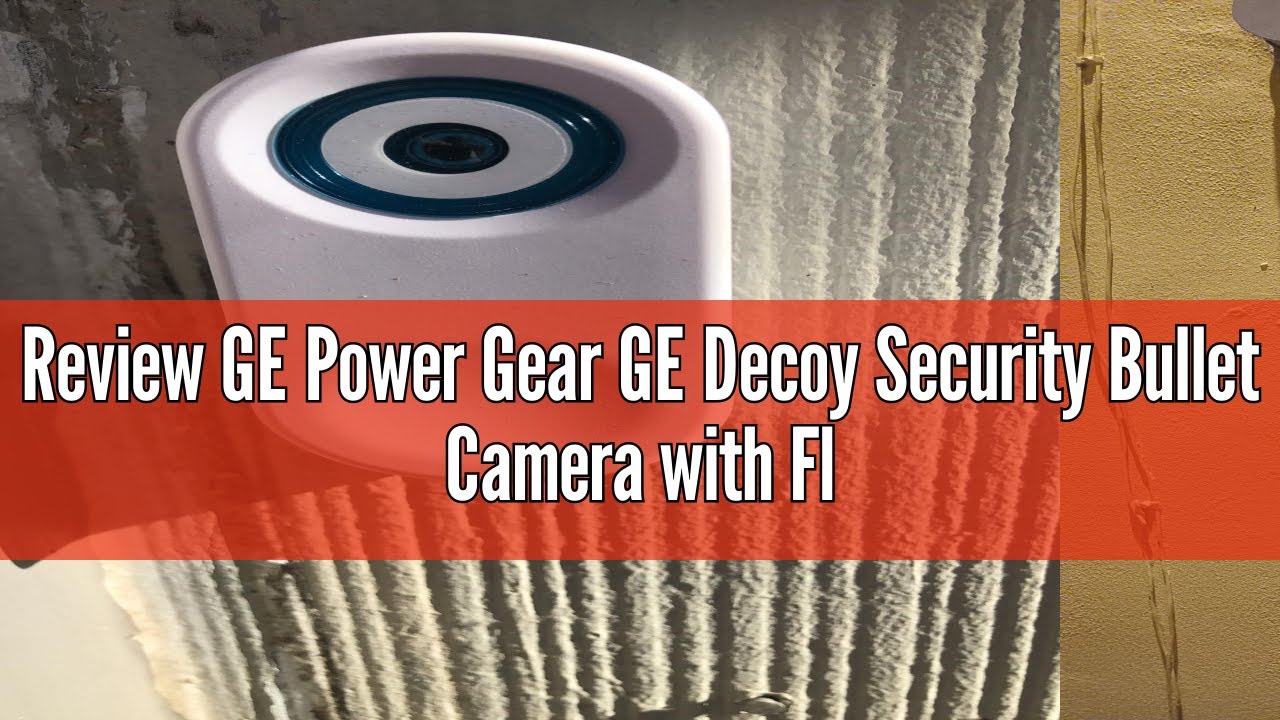 Review GE Power Gear GE Decoy Security Bullet Camera with Flashing Red ...