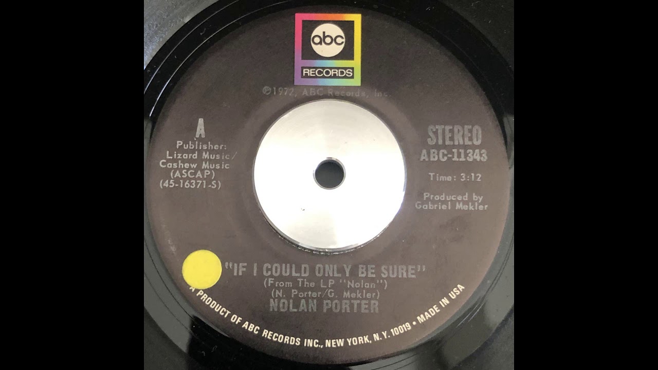 Nolan Porter - if I could only be sure (ABC-11343) - YouTube