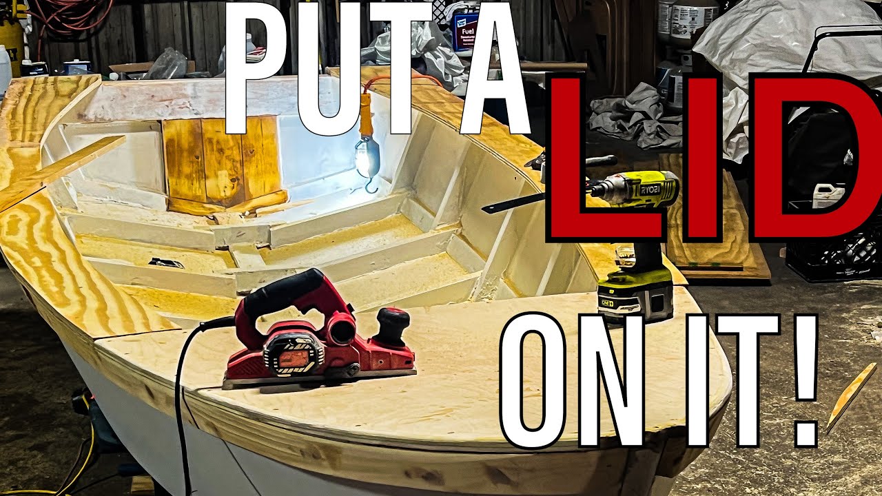 DIY Boat Build- Adding the Cap!. Ensenada 14 Panga - YouTube