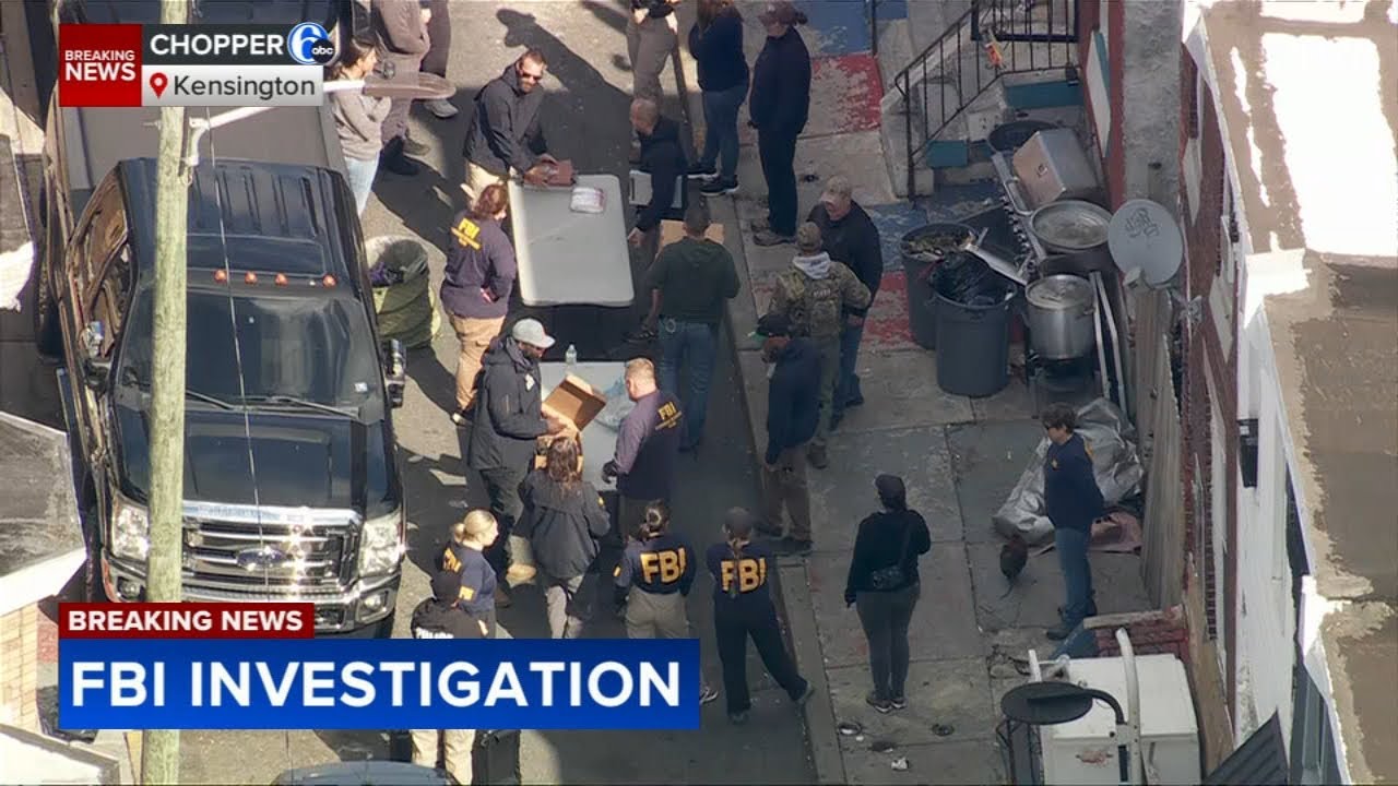 FBI raid underway in Philadelphia's Kensington section in connection to ...