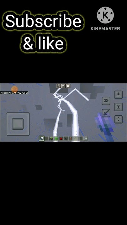 how to make lightning bolt in minecraft command block hack I #shorts - YouTube