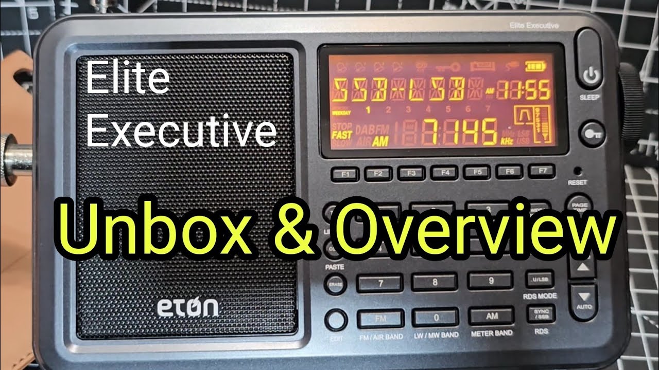 Unbox - Eton Elite Executive AM FM LW SW SSB AIR Band Radio Review ...