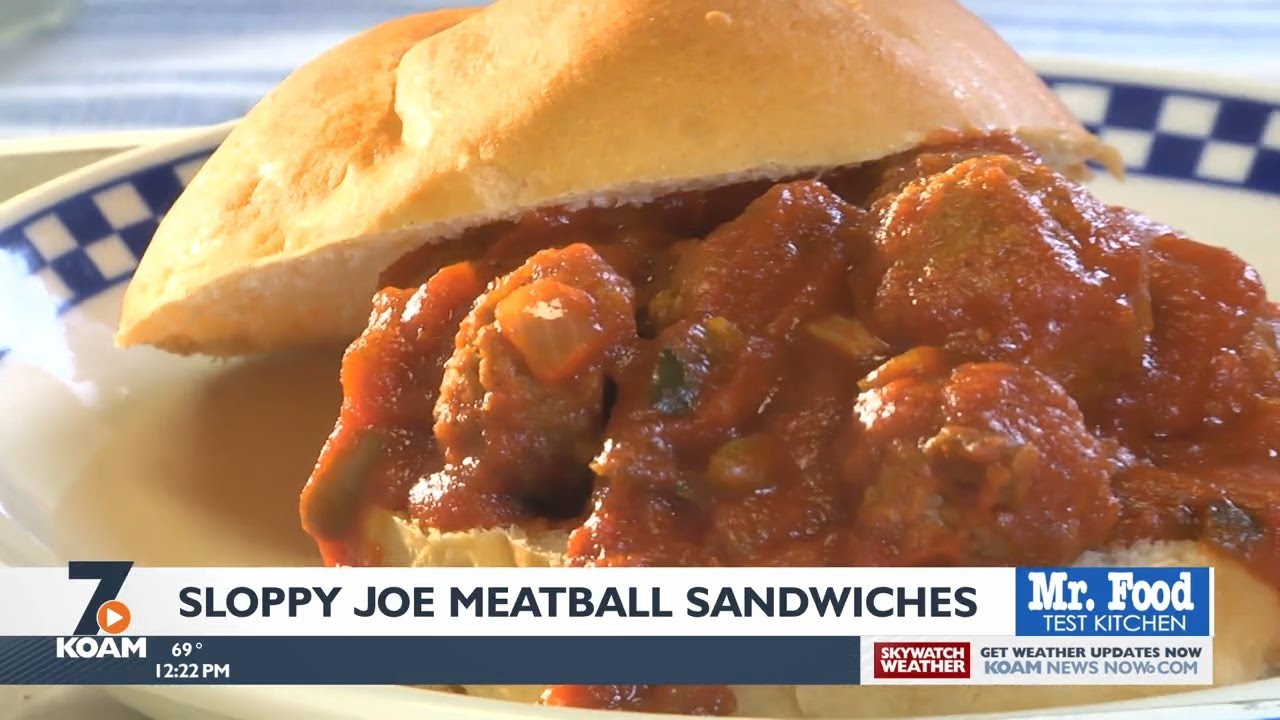 Mr. Food: Sloppy Joe Meatball Sandwiches (9-22-2023) - YouTube
