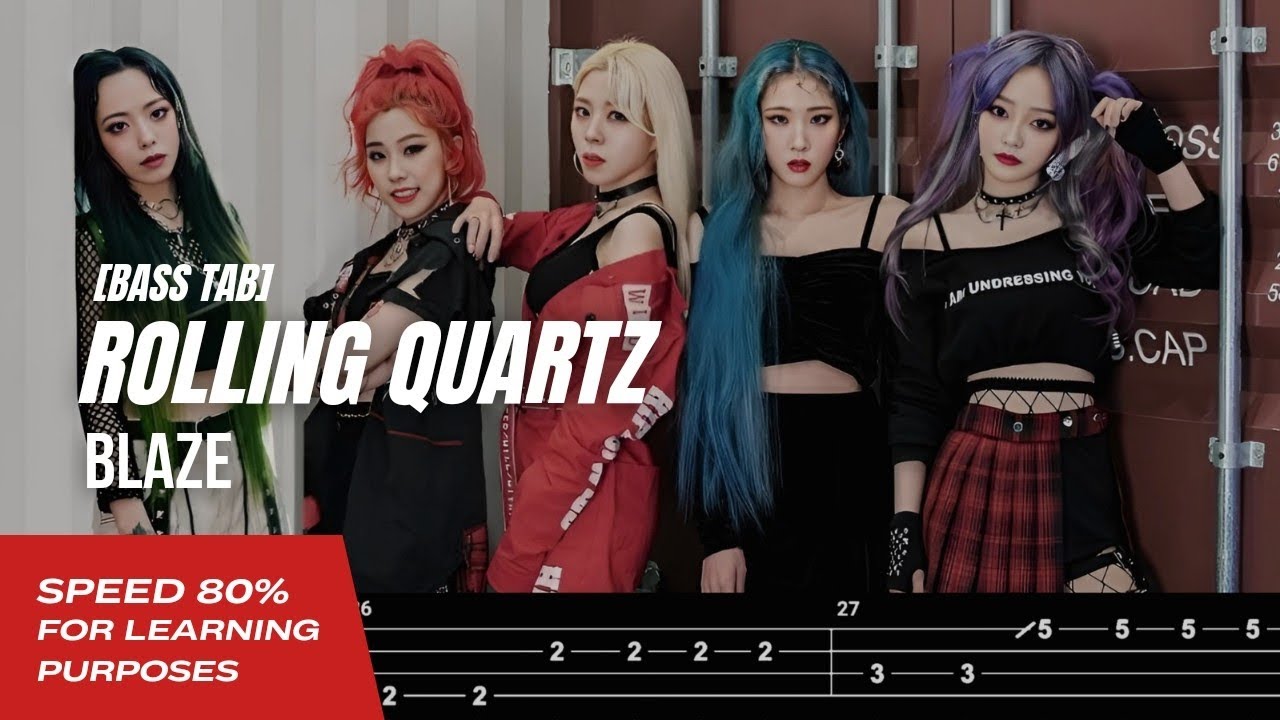 【BASS TAB】ROLLING QUARTZ (롤링쿼츠) - 블레이즈 (BLAZE)『SPEED 80%』 - YouTube