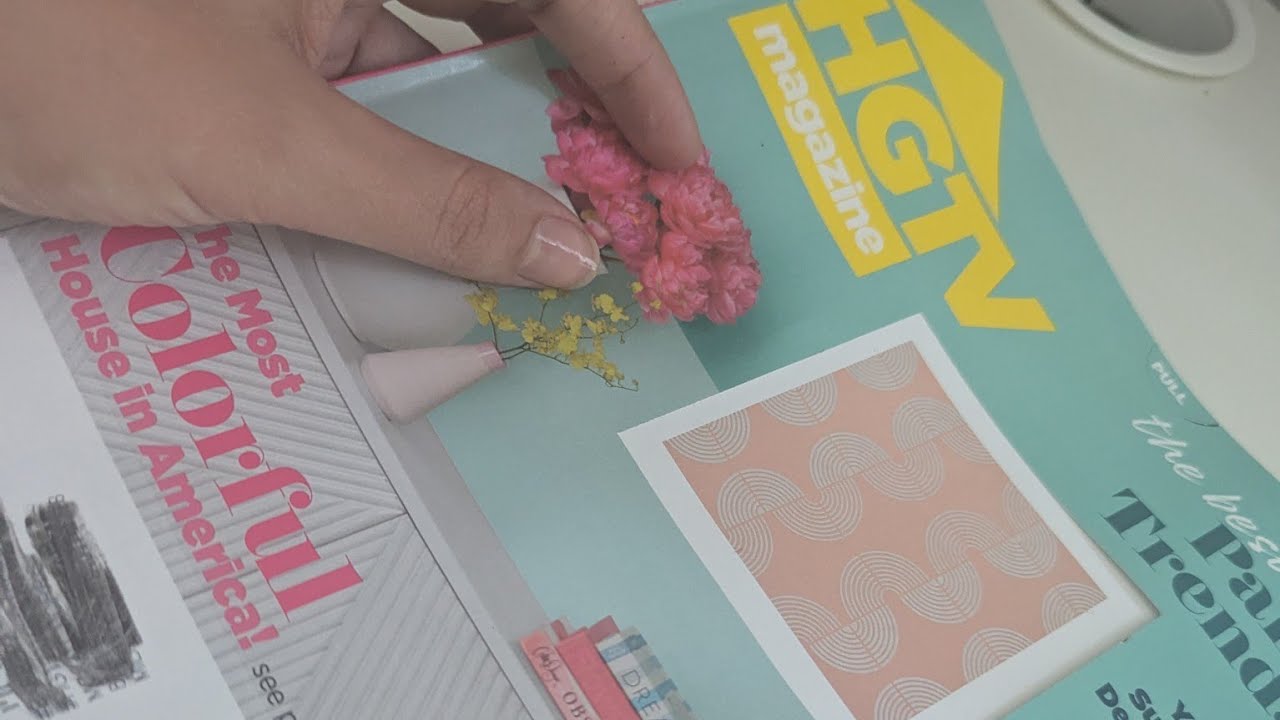 ASMR Magazine Flip Through - HGTV June 2024 - YouTube