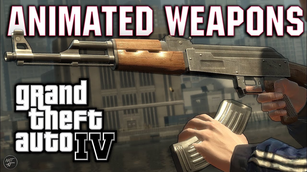 How to install Animated Weapons 3.0 Mod in GTA 4 + EFLC | Dynamic ...