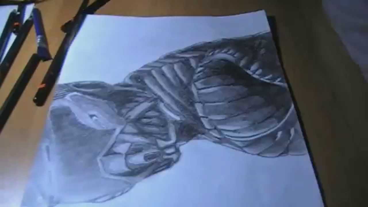 Speed Drawing "Prophet" Barnes Crysis - YouTube