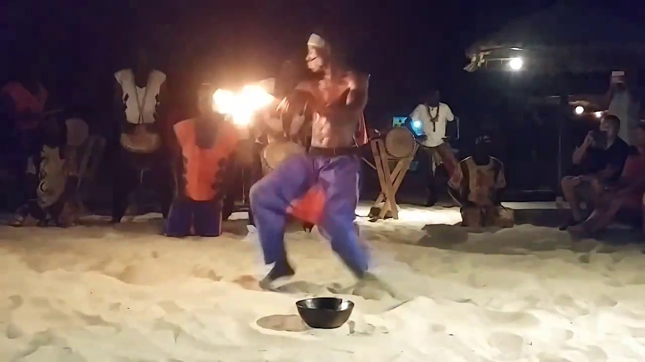 Cape Verde Fire Eating Show, Boa Vista, Morabeza Beach Bar. Cape Verde ...