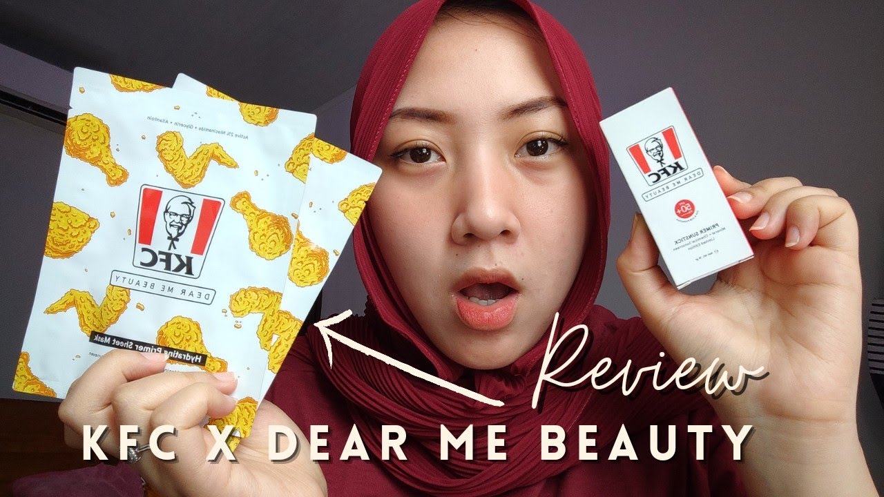 BELI SKINCARE KFC?! - KFC X DEAR ME BEAUTY - REVIEW SUNSCREEN STICK DAN ...