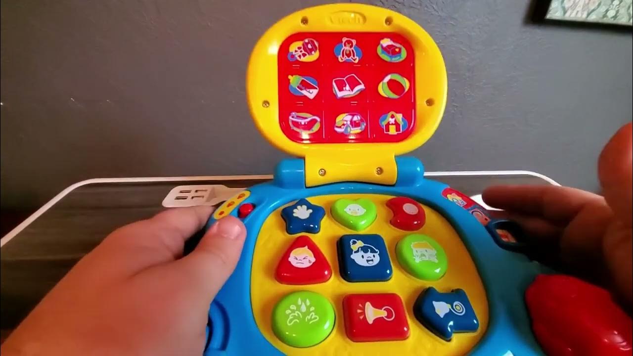 Vtech Baby's Learning Laptop Ptop Blue - YouTube