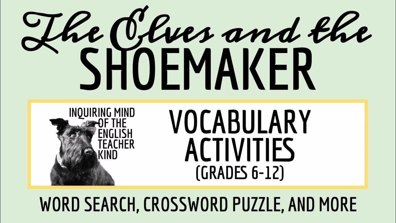 "The Elves and the Shoemaker" by the Brothers Grimm Vocabulary Games ...