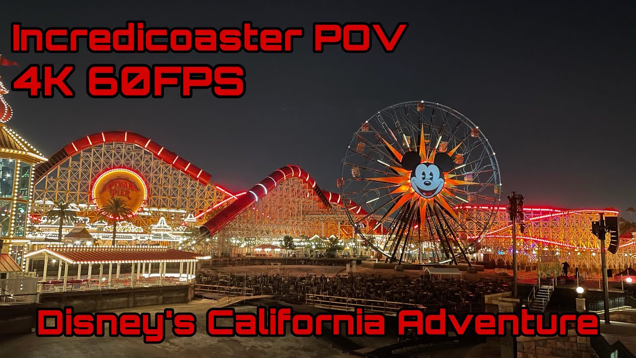 Incredicoaster POV | 4K 60FPS | Intamin Multi Inversion |Disney's ...