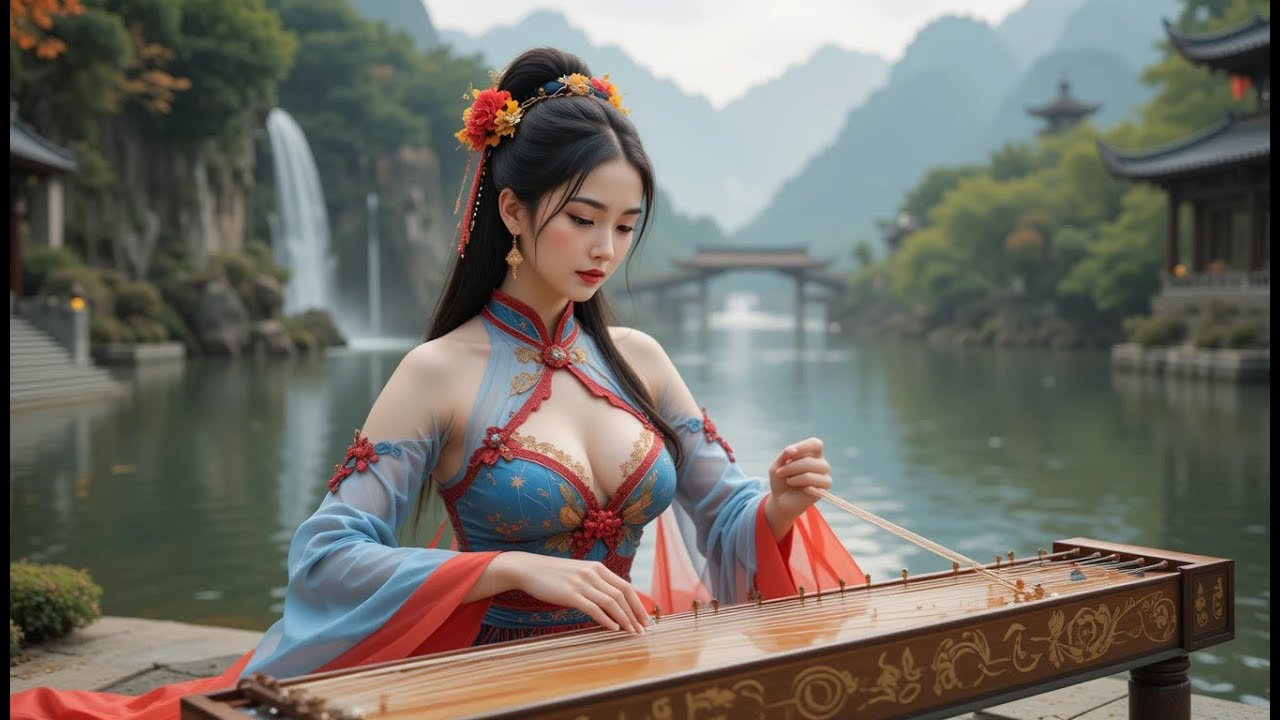 Guzheng music: Serenity of the Jade Lotus—Traditional Chinese Meditation Music - YouTube