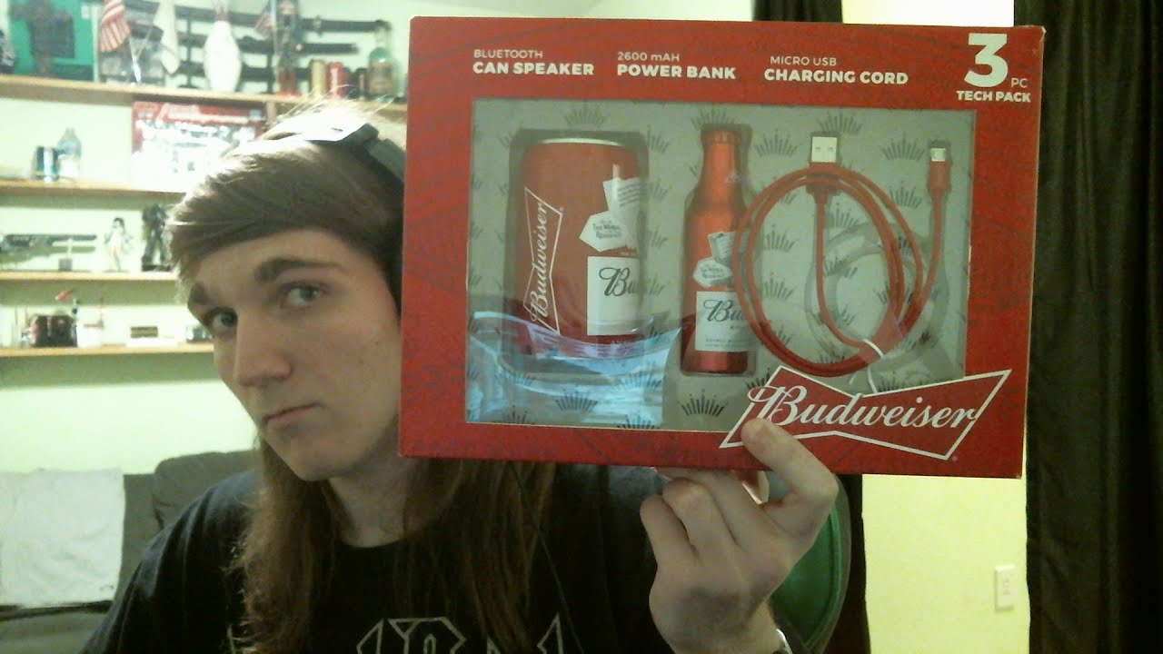 Budweiser tech pack unboxing - YouTube