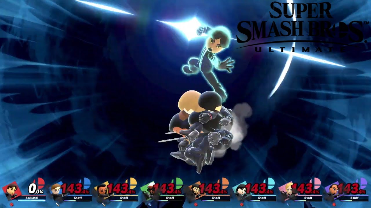 Super Smash Bros Ultimate 8 Player Final Smash Mii Brawler - YouTube