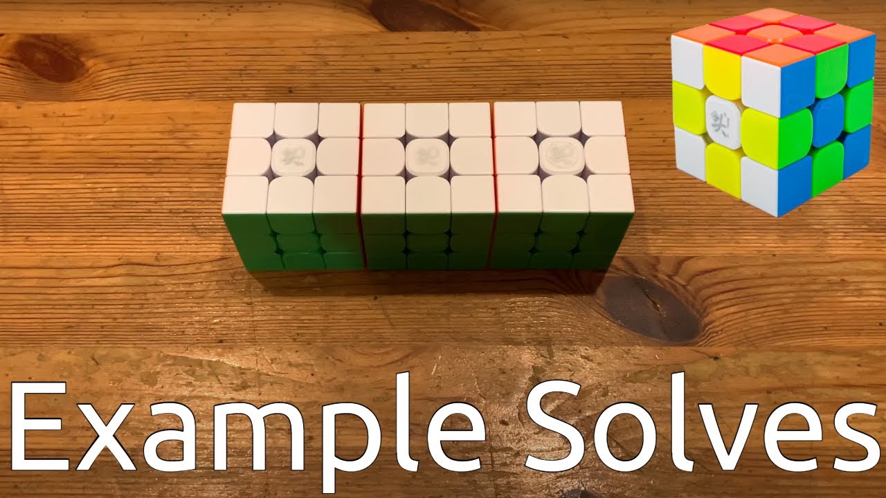 Advanced 3x3 Example Solves! - YouTube