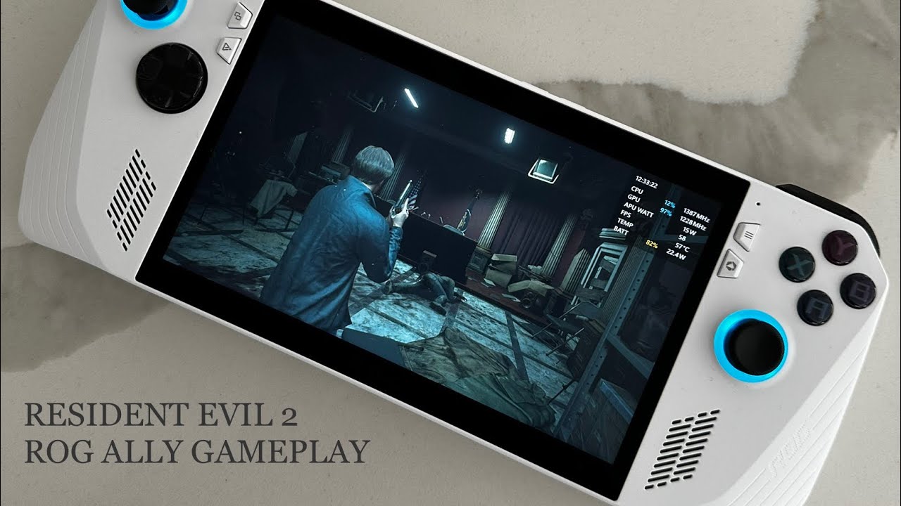 RESIDENT EVIL 2 Gameplay (ROG ALLY 1080p) - YouTube