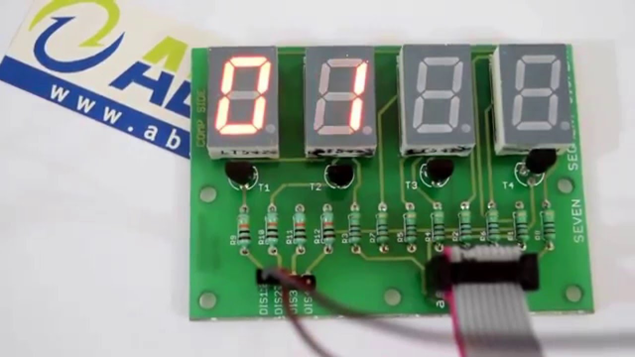 00 To 99 Display In Quad 7 Segment Display With Avr Atmega16 Microcontroller By Ablab Solutions 2272