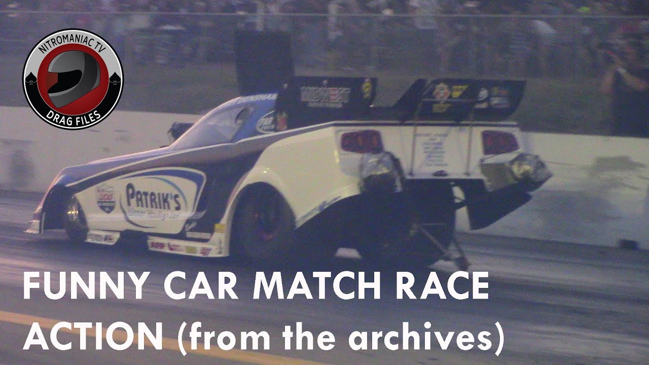 FUNNY CAR MATCH RACE ACTION (from the archives) - YouTube