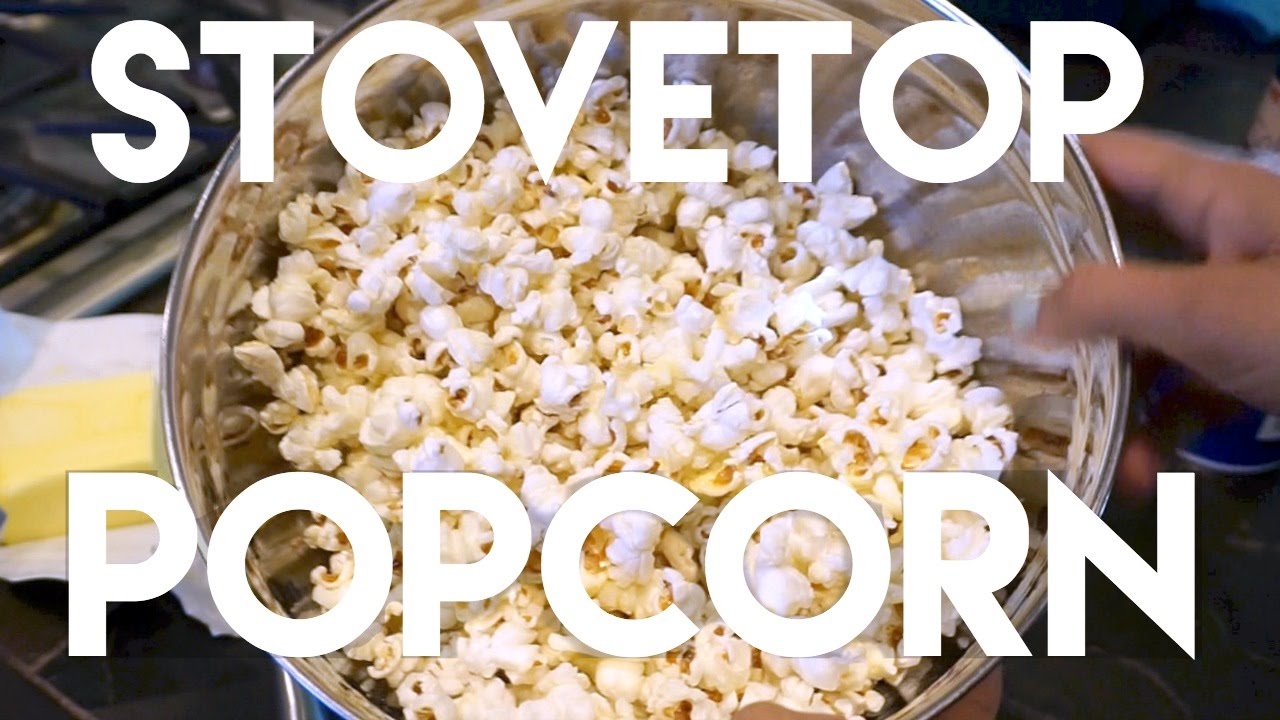 Stovetop Popcorn Recipe & Method - YouTube