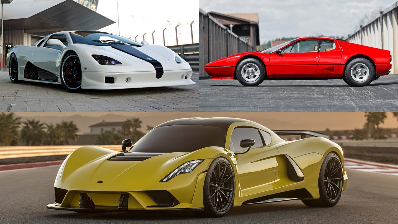 LOS AUTOS DE PRODUCCIÓN MÁS RÁPIDOS DE CADA DECADA - YouTube