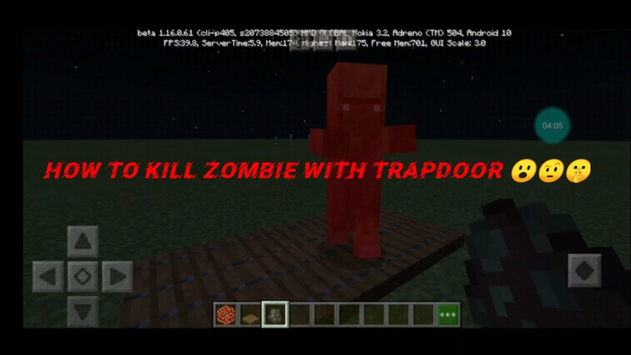 How to kill zombies with Magma and Trapdoor 😮🤨🤫 - YouTube