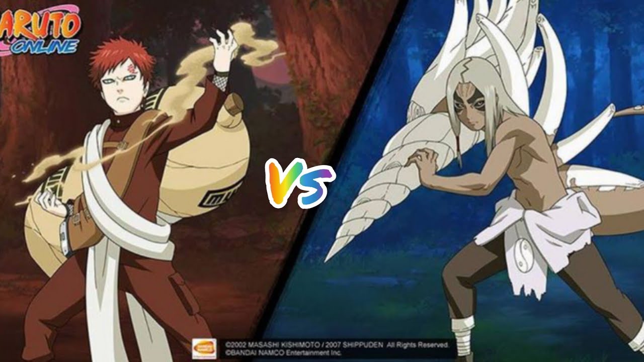 Gaara vs kimimaro Fight - Ultimate Ninja Storm Game - YouTube