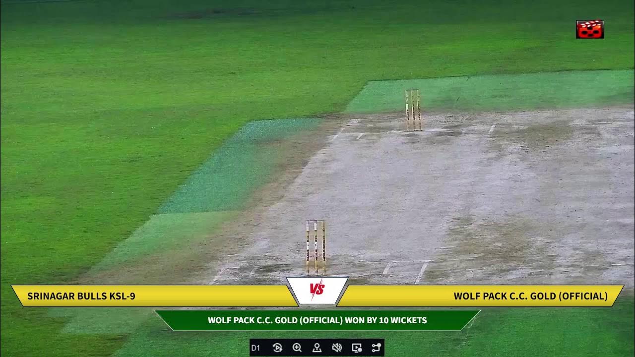 Srinagar Bulls KSL - 9 vs Wolf Pack CC . Gold ( Official ) | MCC Friday Bash XVII | MCC Cricket ...