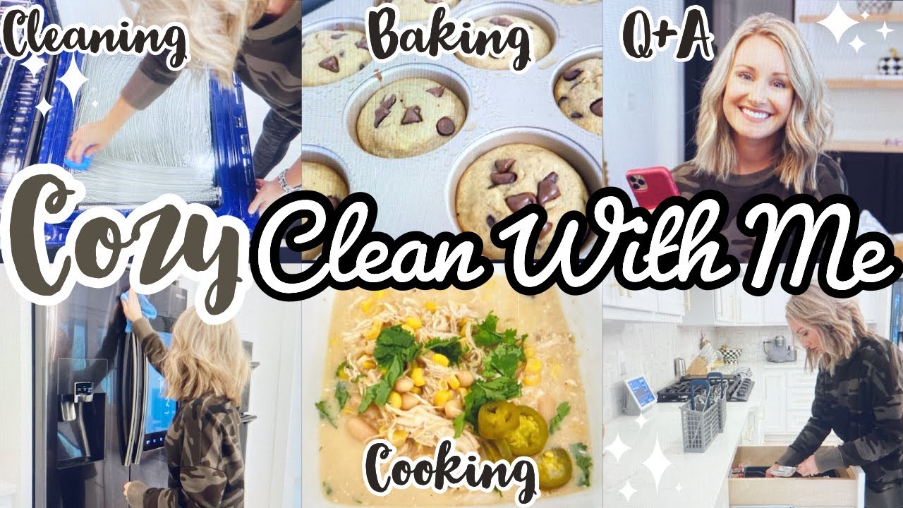 COZY CLEAN WITH ME 2021 | CLEANING + HOMEMAKING + Q+A | EXTREME ...
