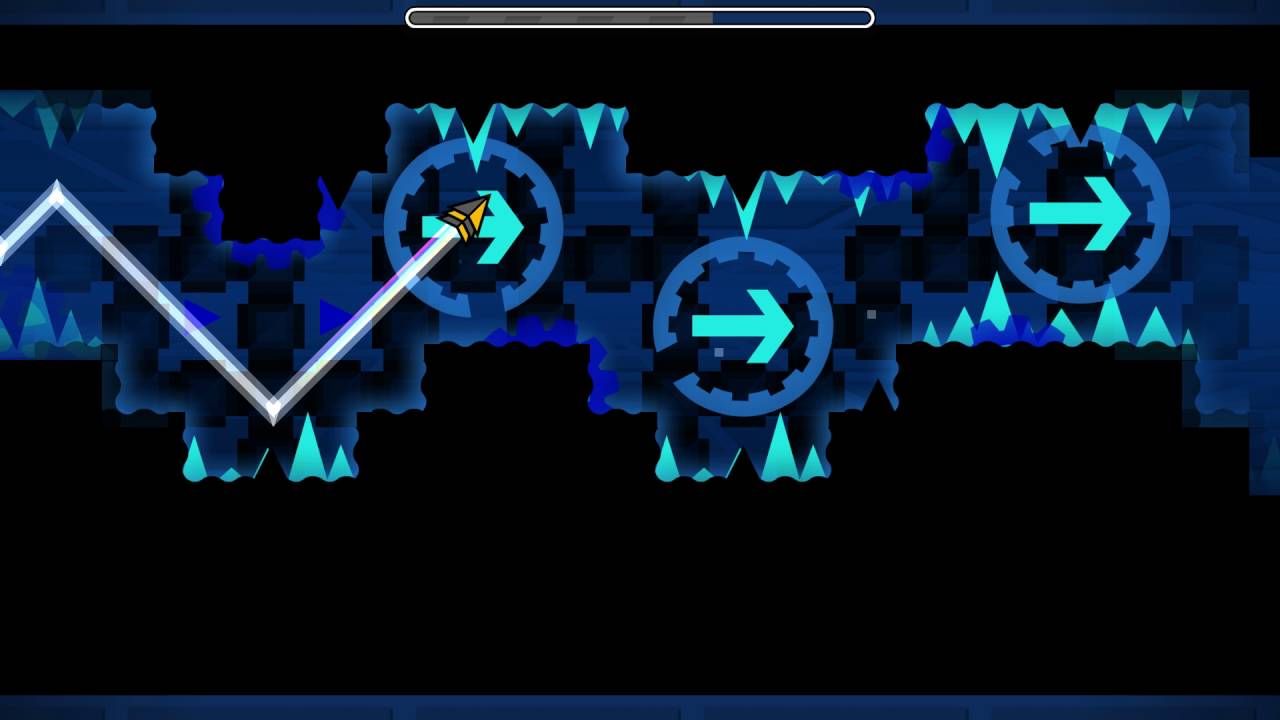 Geometry Dash Blue Hell By LaZye - YouTube