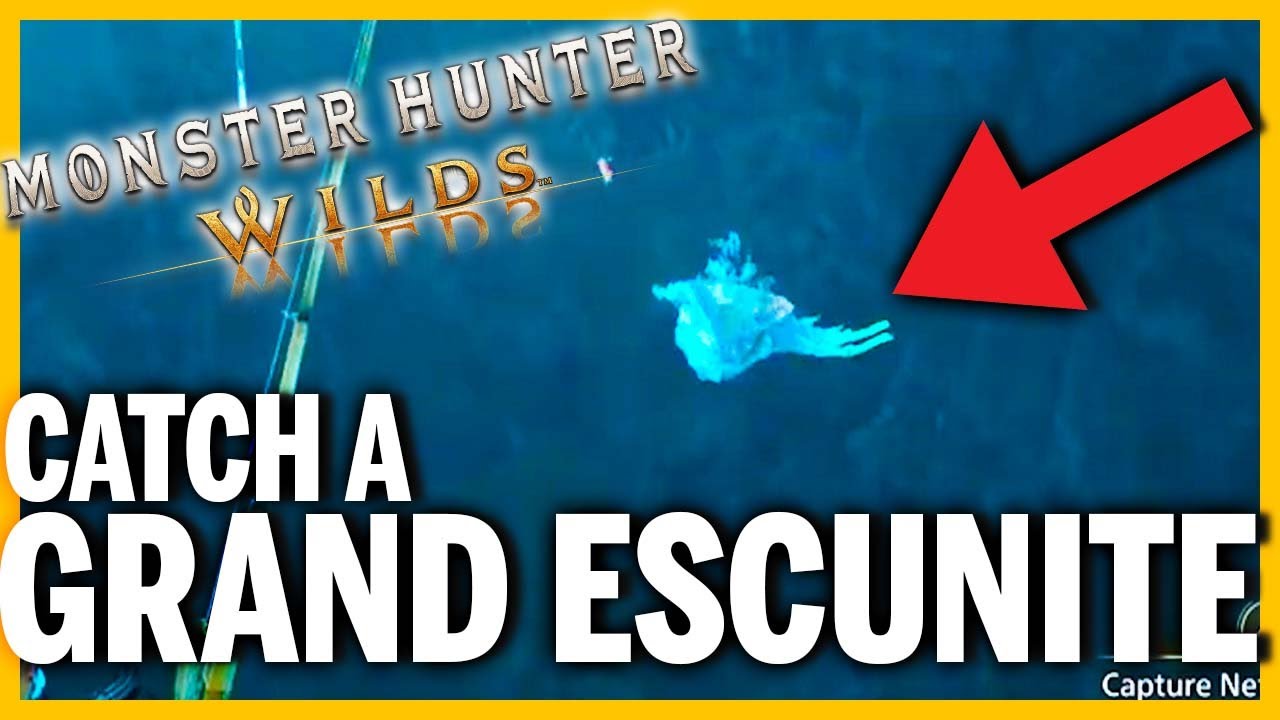 How to Catch a Grand Escunite FAST in Monster Hunter Wilds! 🎣🔥 - YouTube