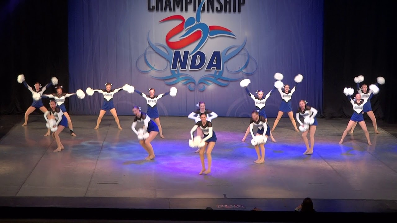Broomfield Poms NDA Nationals Medium Pom 2018 - YouTube