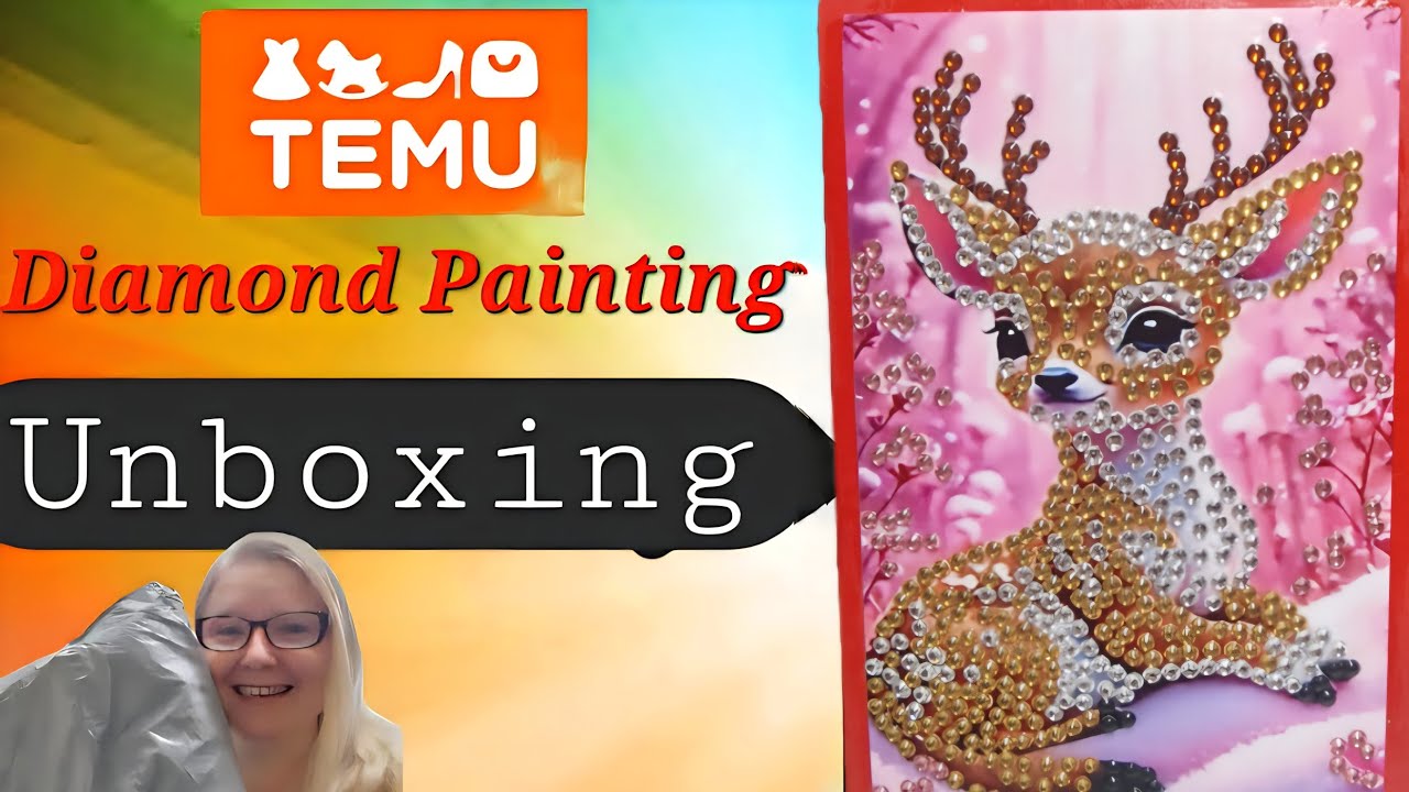 Diamond Painting/Unboxing/Temu - YouTube