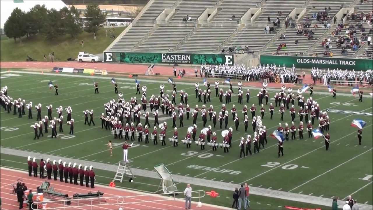 CMU Chippewas Marching Band at EMU - November 10, 2012 - YouTube