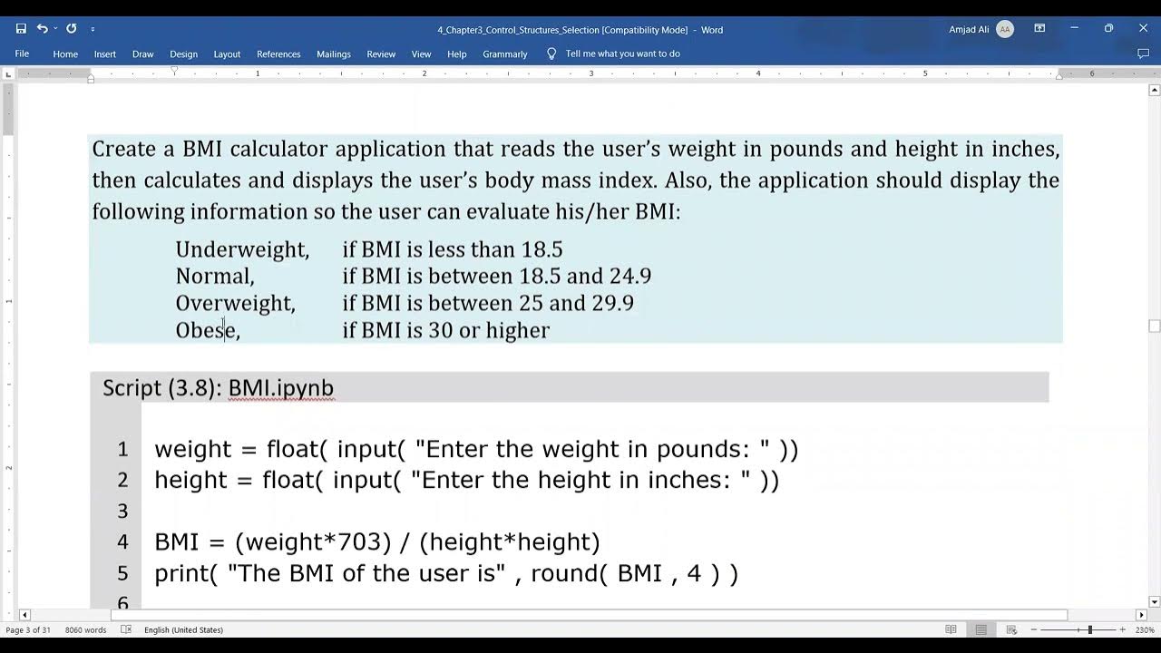 Simplified Python [Skill 16] Multiple-Selection Structure: Using if-elif-else Statement | Urdu ...