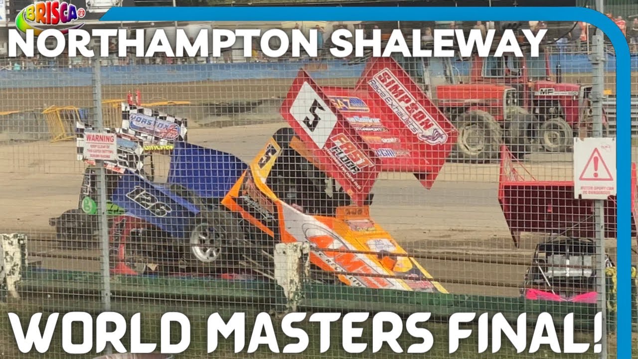 BriSCA F2 Stock Cars - World Masters Final ( Northampton Shaleway 11/09 ...