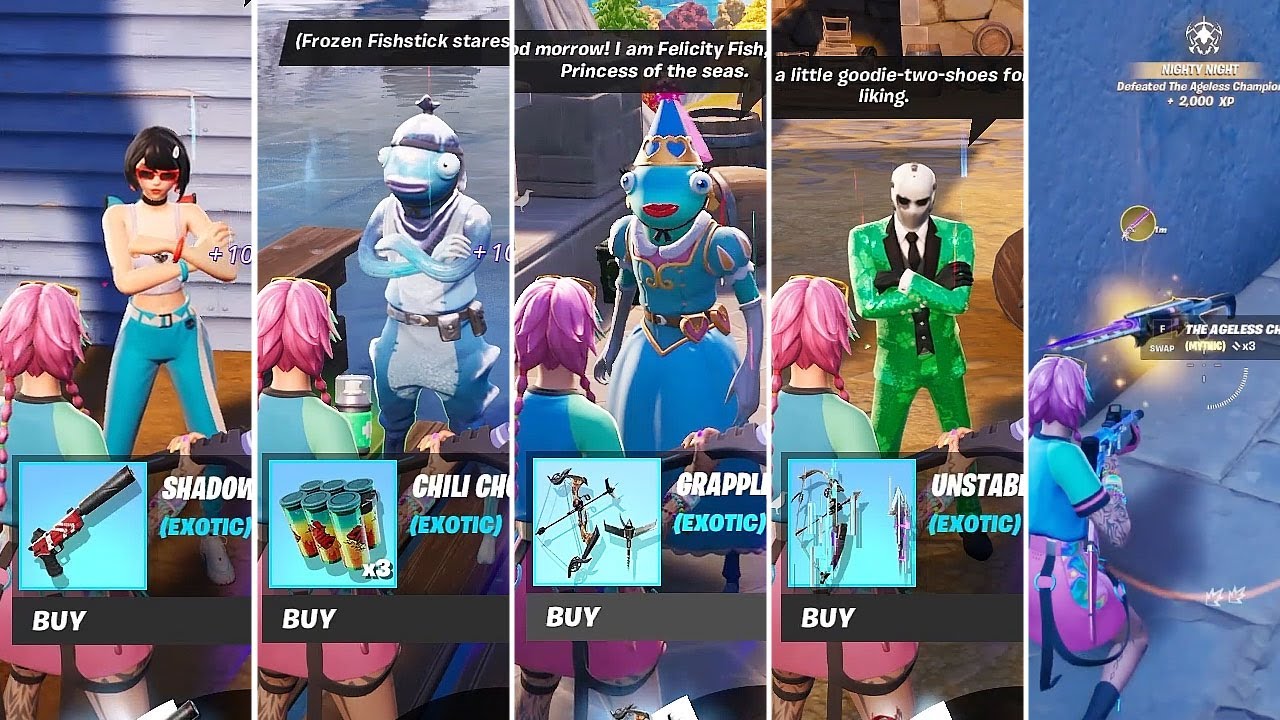 Fortnite All NEW Exotic Weapons And Mythic Weapons Locations In fortnite-all-new-exotic-weapons-and-mythic-weapons-locations-in