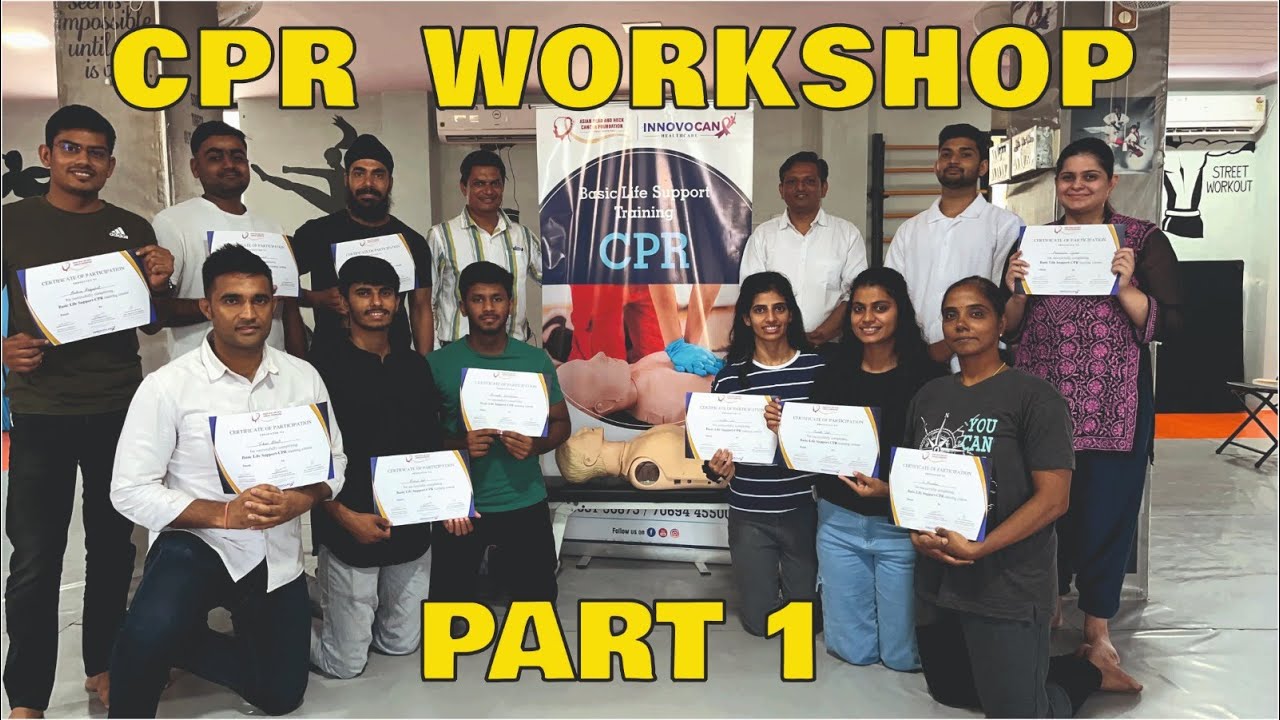 Basic Life Support and CPR workshop by Nilesh Parmar Sir (American ...