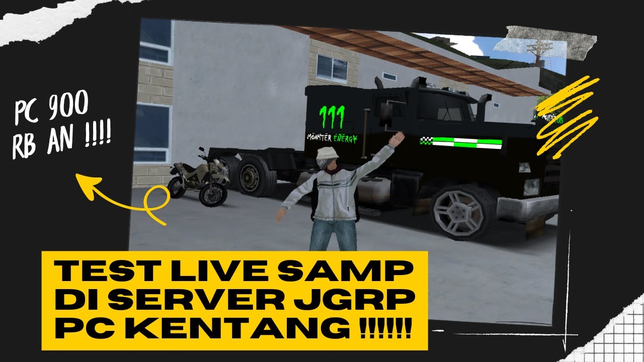 🔴JGRP | TEST LIVE SAMP DI SERVER JGRP | PC KENTANG !!!!! | - YouTube