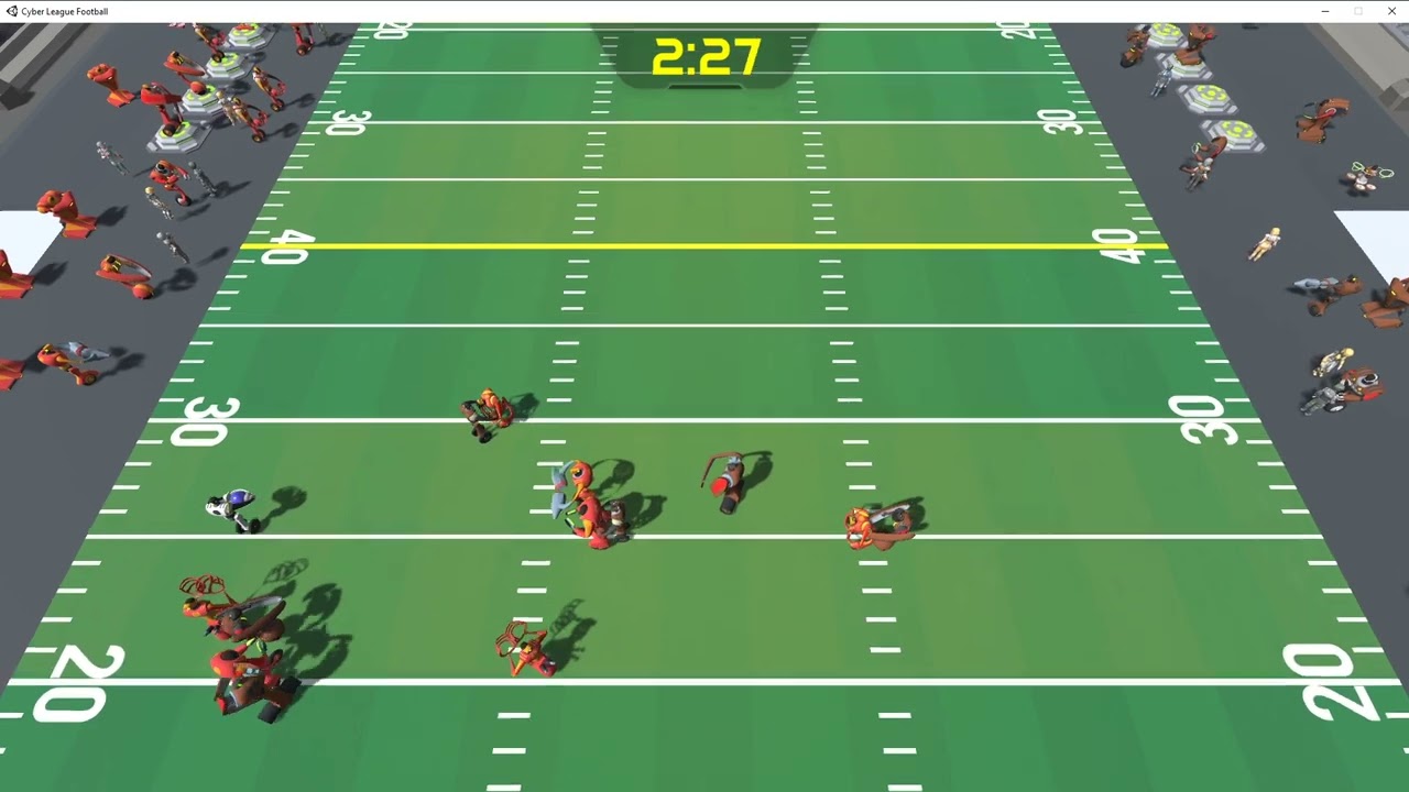 Cyber League Football - Beta Testing - YouTube